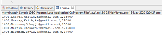 Jdbc Program In Java 4477